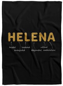 Deka Ženská jména – GOLD (Jméno: Helena, Podšití beránkem: NE)