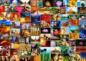 GRAFIKA Puzzle Koláž: Zen / 1500 dílků / 85 x 61 cm