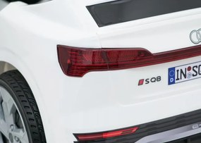 Elektrické autíčko Audi SQ8 bílé / šedé