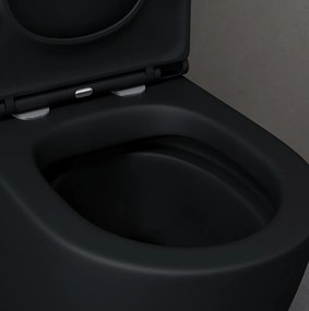 design stojící klozet DOPORRO DZ179 WC - BLACK - soft close