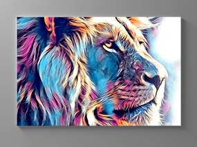 Liox Obraz barevný lev Rozměr: 120 x 80 cm