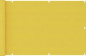vidaXL Balkonová zástěna 90 x 400 cm HDPE [42314] Barva: Žlutá