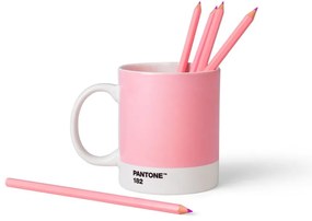 Růžový keramický hrnek 375 ml Light Pink 182 – Pantone