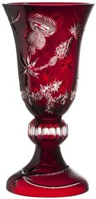 Váza Thistle, barva rubín, výška 429 mm