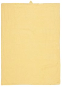 IB LAURSEN Utěrka Freja Soft yellow 50x70 cm, žlutá barva, textil