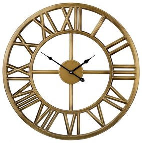 Nástěnné hodiny staré zlato NOTTWIL Beliani