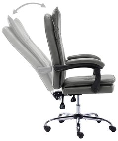 Petromila Kancelářská židle antracitová umělá kůže