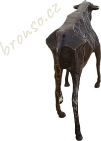 Bronzová socha býka – Picasso | Ručně vyráběná plastika, minimalistické umění, sběratelská dekorace