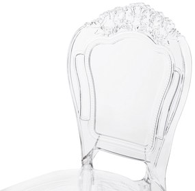Průhledná plastová židle VERMONT Beliani