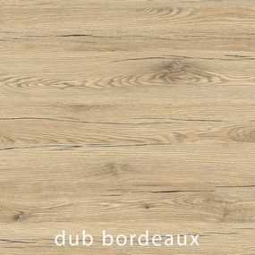 BORDEAUX bb | dolní regál 30 D ZAK zakončovací s policí | 30 cm | UNI provedení | dub bordeaux