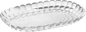 Guzzini Tiffany Tray M průsvitná bílá / Ozdobný tác / akryl / 32x22,5