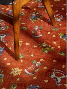 Červený/zelený koberec s vánočním motivem 160x230 cm Toy's Delight Nostalgic Noel Red Green – Villeroy&amp;Boch