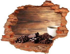 Wallmuralia Samolepící nálepka Káva a čokoláda 90x70 cm