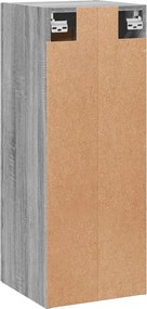 vidaXL Nástěnná skříňka 34,5 x 34 x 90 cm kompozitní dřevo [830482] Barva: hnědý dub