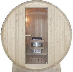 RAKOUSKÝ produkt - Venkovní sudová sauna TROMSÖ XL pro 6 osob 189x 220 x 191,5 cm ( F50220 )