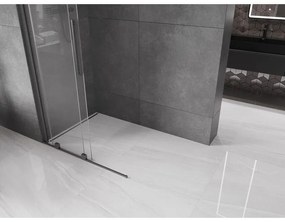 Mexen Velar, posuvné dveře typu Walk-in 70x200 cm, 8mm čiré sklo, grafitová matná, 871-070-000-03-66