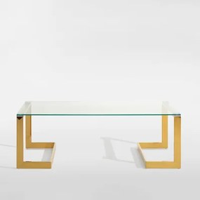 Konferenční stolek na zlatých nohách ESQUITE