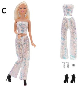 Šatičky pro panenku Barbie (30 cm) Varianta: C