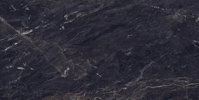 Mexen Sintra Black gres glazovaný rekt. G1, dlaždice podlahová-stěnová 120 x 60 cm, vysoký lesk - TL204-120-060-00