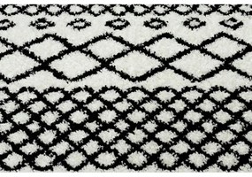 Kusový koberec Shaggy Safi smetanově bílý 120x170cm