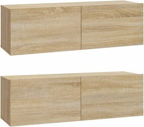 6dílný set TV skříněk dub sonoma kompozitní dřevo 3114608