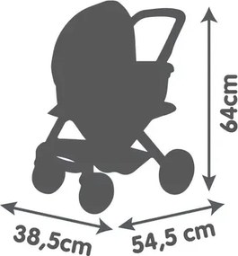SMOBY Kočárek pro panenky Maxi-Cosi 3v1 béžová / od 3 let