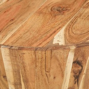 Konferenční stolek Ø 65 x 31 cm masivní akáciové dřevo 328302