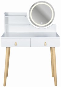 Toaletní stolek SCANDI 3 LED | CM-254145