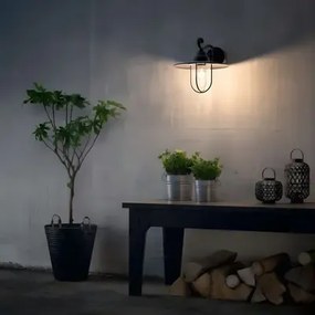 Philips Pasture černá / Venkovní nástěnné svítidlo / bez zdroje / E27