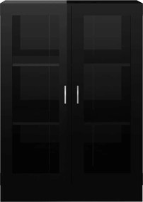 vidaXL Vitrína 82,5 x 30,5 x 115 cm kompozitní dřevo [802755] Barva: Bílá