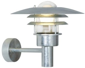 Venkovní nástěnná lampa NORDLUX Lønstrup - galvanizace, 320 mm, 285 mm, 360 mm, Ø 108 mm