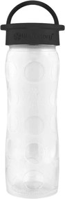 Lifefactory skleněná láhev 475 ml klasický uzávěr white ombre