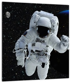 Obraz - Astronaut ve vesmíru (30x30 cm)
