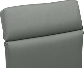 Polštář na lehátko Outsunny Polštář na zahradní lehátko polyester tmavě šedý 196 x 55 x 8 cm | Aosom