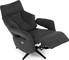 Polohovací křeslo šedé, elektrické TV-B3973 GREY2