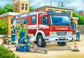 Ravensburger Policie a hasiči / 2x12 dílků / od 3 let