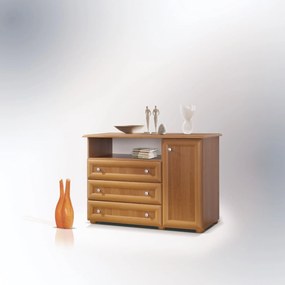 Komoda LMDF 120 RTV ořech (zbývá 1 ks)