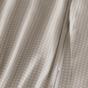Florella Saténové povlečení Edel Satin Karo Five Linen Rozměr: 70x90 + 140x200 cm