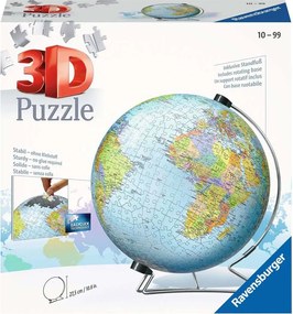 3d puzzle ravensburger 124367 ball globus (anglický)