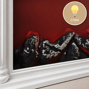 Dekorativní LED krb v klasickém stylu, 10 x 33 x 21 cm