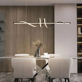 Toolight Závěsné LED osvětlení Modern D24 LHJ023-CP 120 cm černé