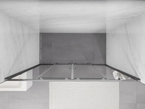 Mexen Exo, 2-křídlé posuvné 170x200 cm, 6mm čiré sklo, chromový profil, 8152-170-000-01-00