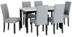 Drewmix jídelní židle ROMA 2 dřevo: černá, potahový materiál: látka