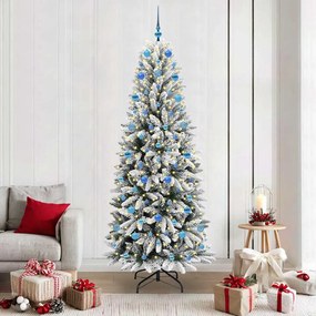 Umělý vánoční stromeček Bílá 210 cm PVC, plast, ocel a PE 3396064