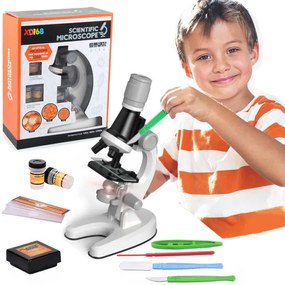 KZ1024 Dětský LED mikroskop s příslušenstvím - Little Scientist 1200x