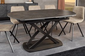 Roztahovací jídelní stůl Rafiqa 130-190 cm bronz