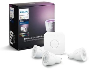 Philips Základní sada Philips Hue WHITE AND COLOR AMBIANCE 3xGU10/6,5W/230V 2000-6500K P3205