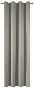 Kapučínový zatemňovací závěs na kroužcích PARISA 135x250 cm