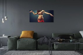 Obrazy na plátně žena tančí 140x70 cm