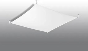 Stropní svítidlo SOLLUX Luna 4 G13 6x9W bez zdroje tkanina bílá SL.0740